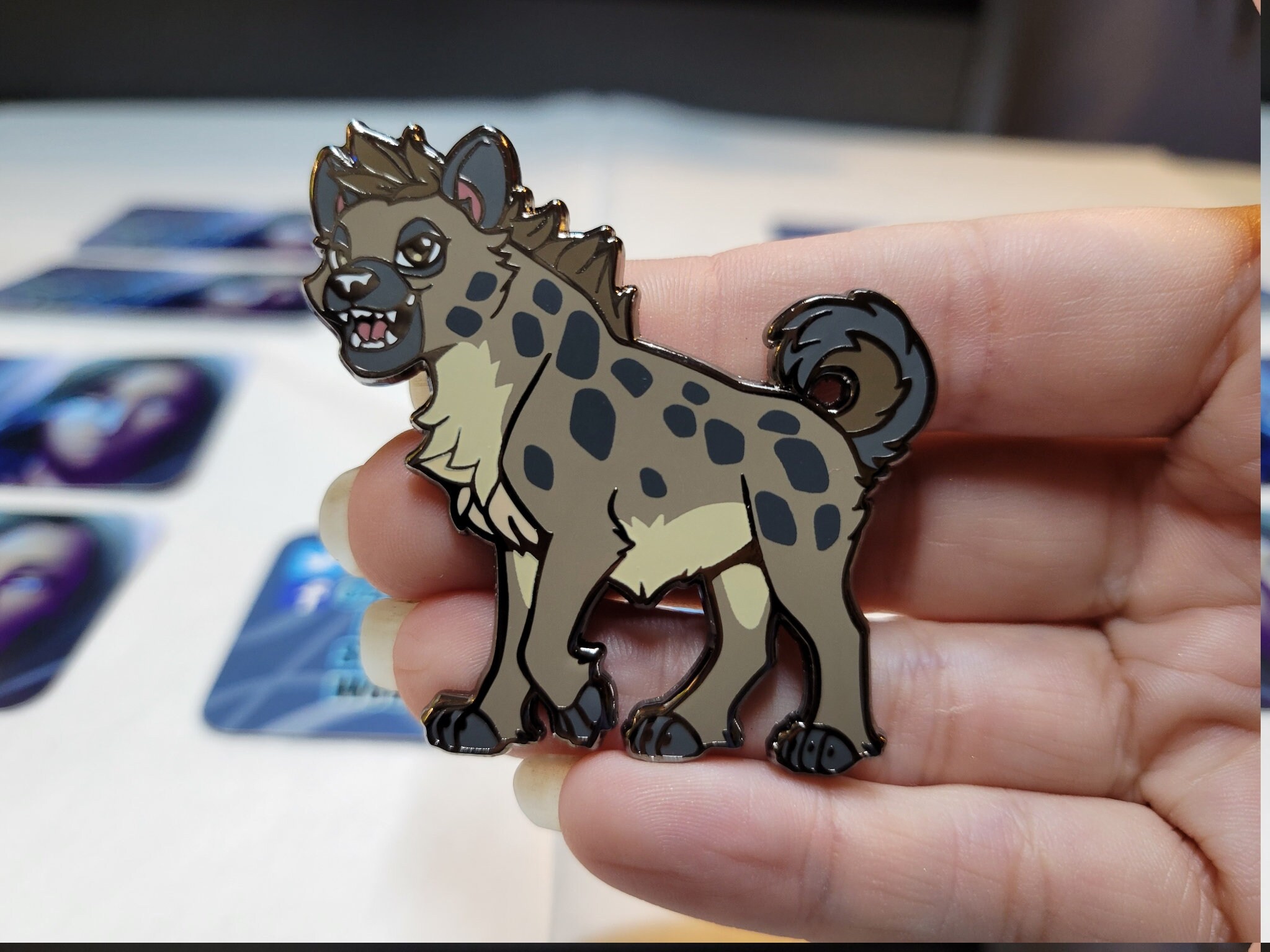 Spotted Hyena Enamel Pin - Etsy