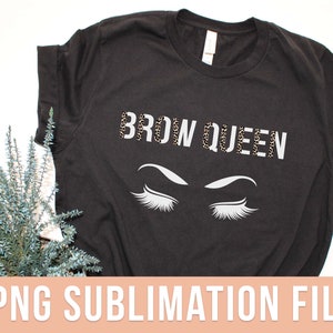 Brow Queen PNG Skin Care Therapist Sublimation Design Beauty Technician ...