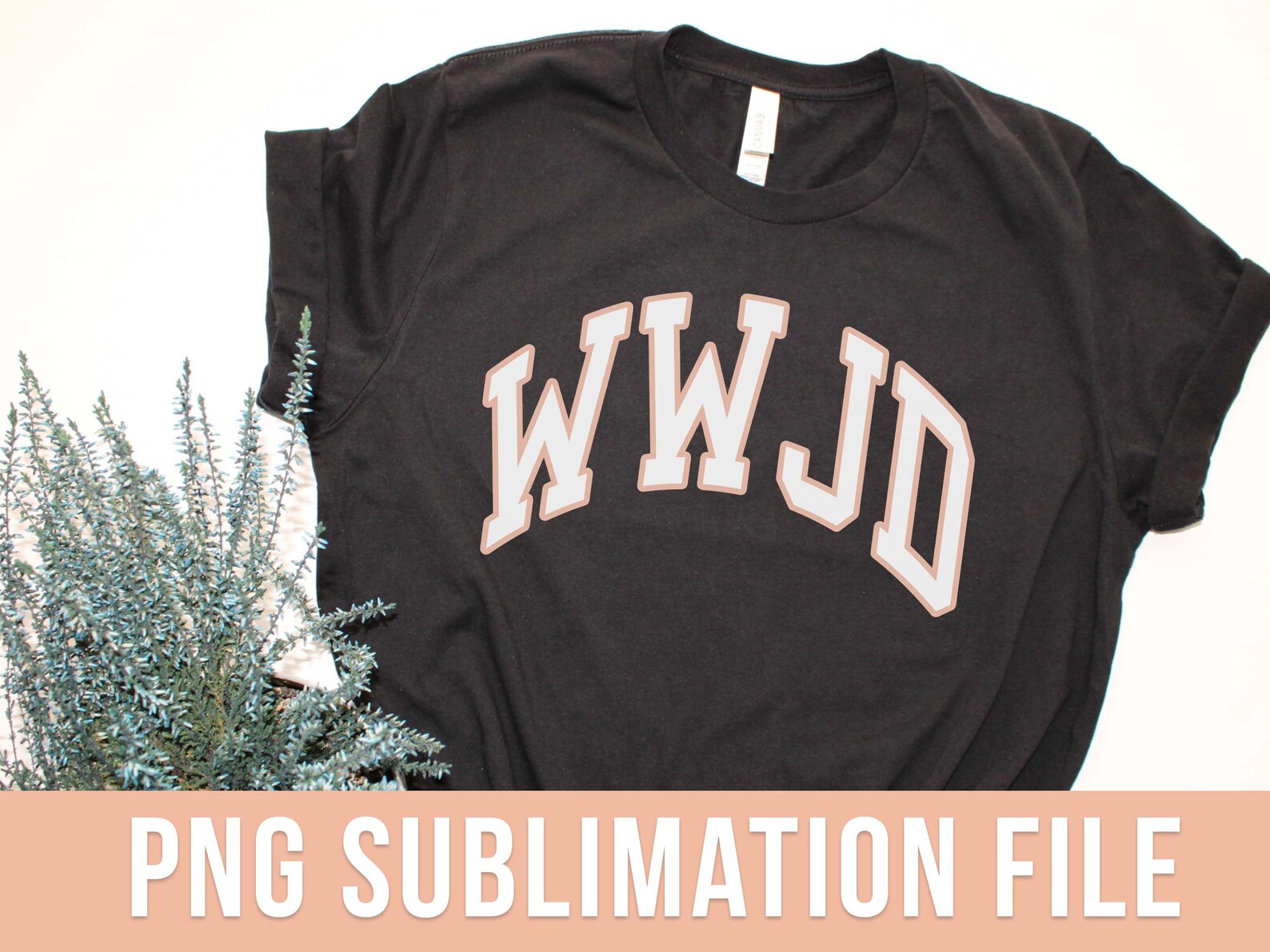 WWJD PNG Preppy Christian Sublimation Design What Would Jesus | Etsy