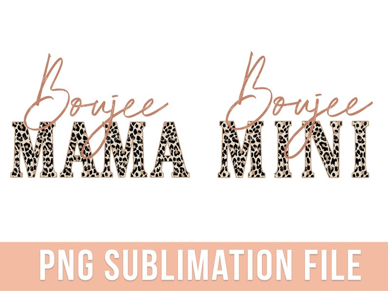 Boujee Mama and Mini PNG Boujee Mom and Daughter Sublimation - Etsy
