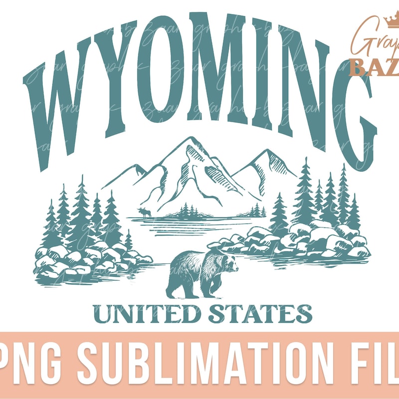 Wyoming - Etsy