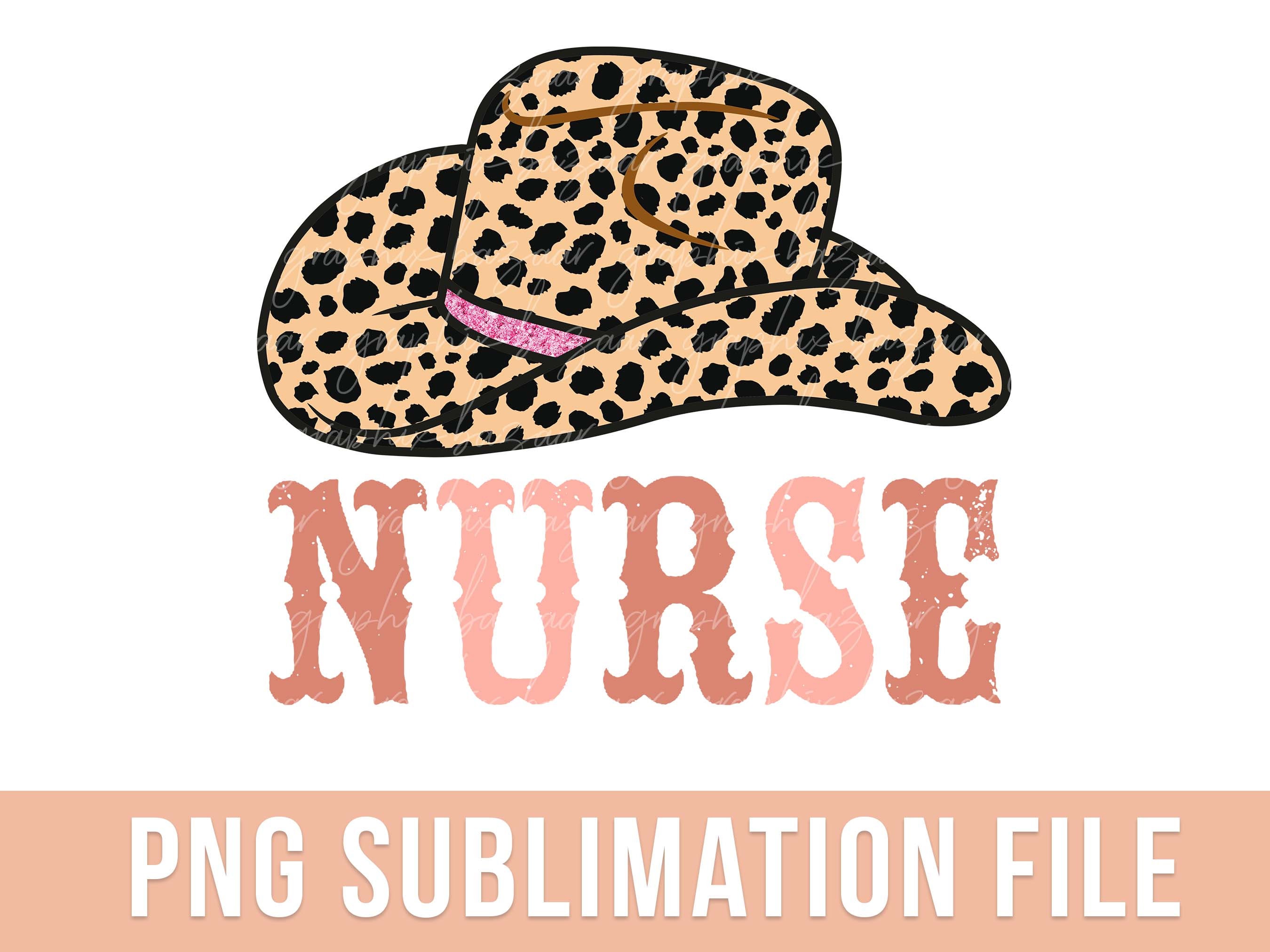 Nurse PNG Rodeo Nurse Sublimation Design Cowboy Hat Nurse PNG | Etsy