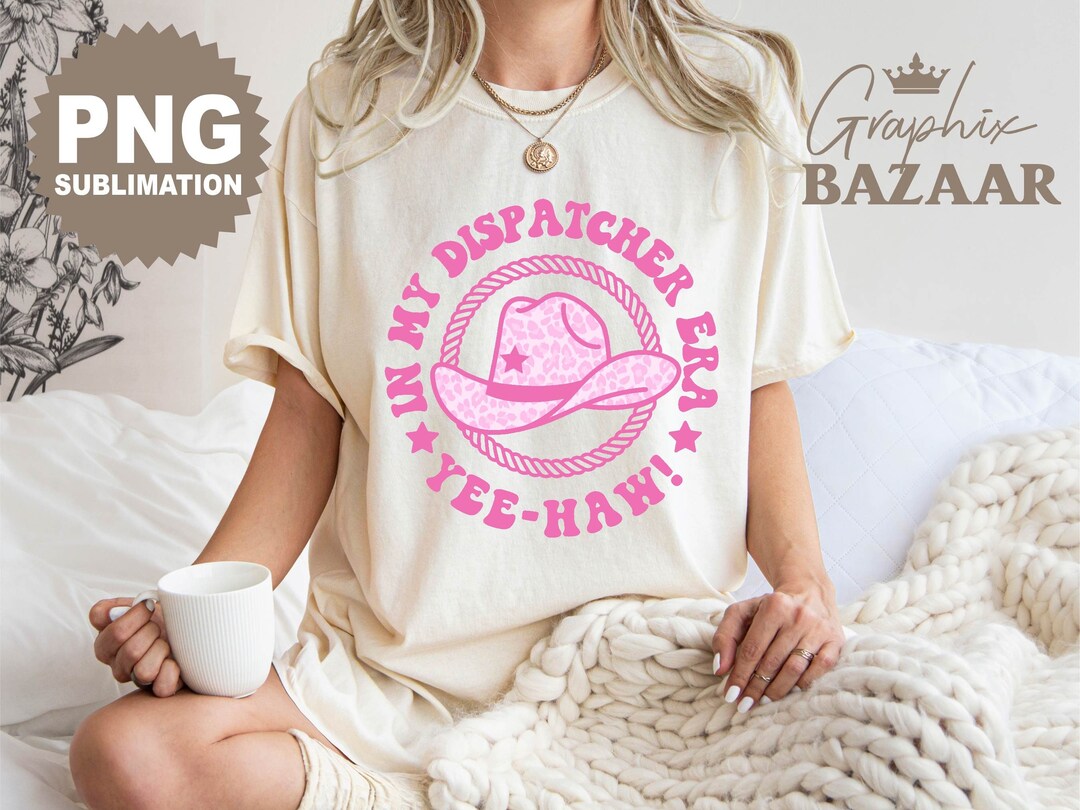 Pink Western Dispatcher PNG in My Dispatcher Era PNG Emergency ...