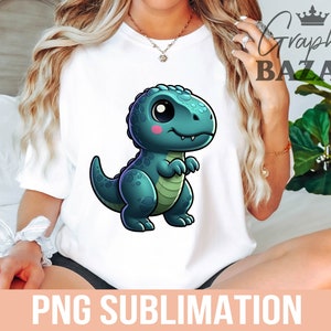 Cute T-rex PNG Cute Dinosaur Sublimation Tyranosaurus Rex Clipart ...