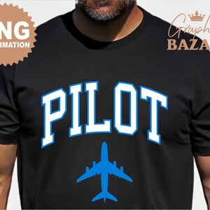Pilot and Co-pilot PNG Matching Father & Son Pilot Sublimation Preppy ...