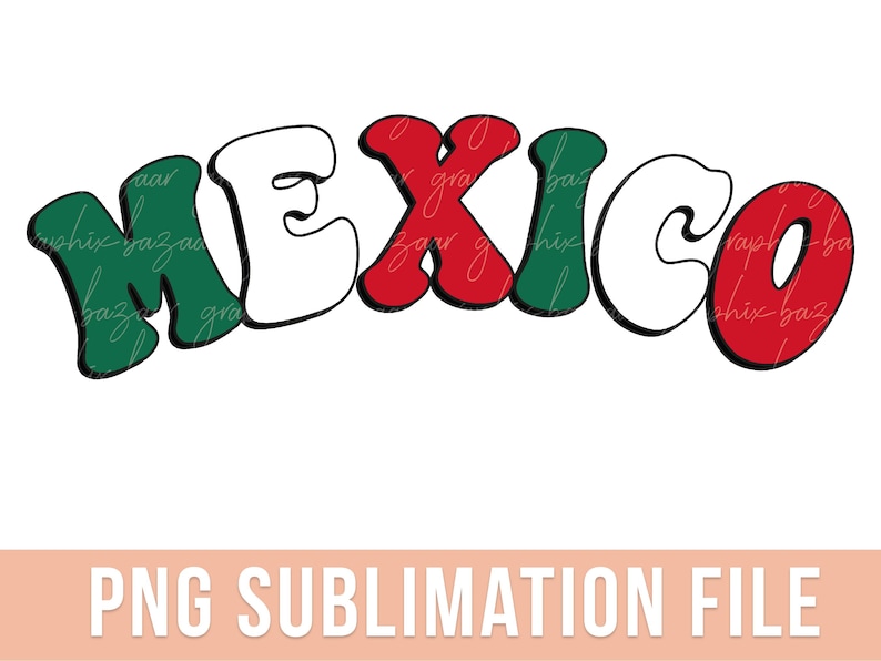 Retro Mexico PNG Mexico Country Sublimation Design Mexico Shirt Design ...
