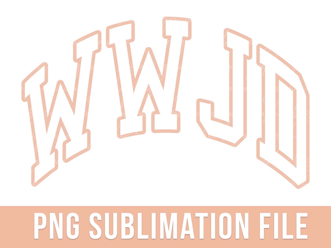 WWJD PNG Preppy Christian Sublimation Design What Would Jesus Do Shirt ...