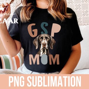 German Shorthaired Pointer Mom PNG Boho GSP Dog Sublimation File ...