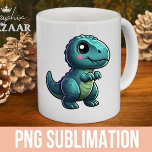 Cute T-rex PNG Cute Dinosaur Sublimation Tyranosaurus Rex Clipart ...