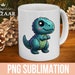 Cute T-rex PNG Cute Dinosaur Sublimation Tyranosaurus Rex Clipart ...