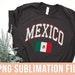 Mexico PNG Mexican Flag Sublimation Design Mexico Shirt Design Green ...