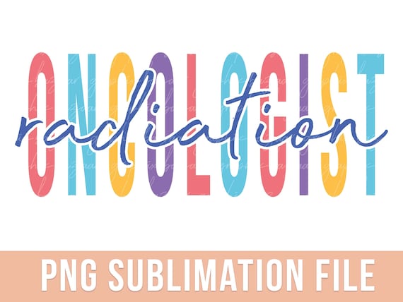 Radiation Oncologist PNG Multicolored Oncologist Doctor - Etsy