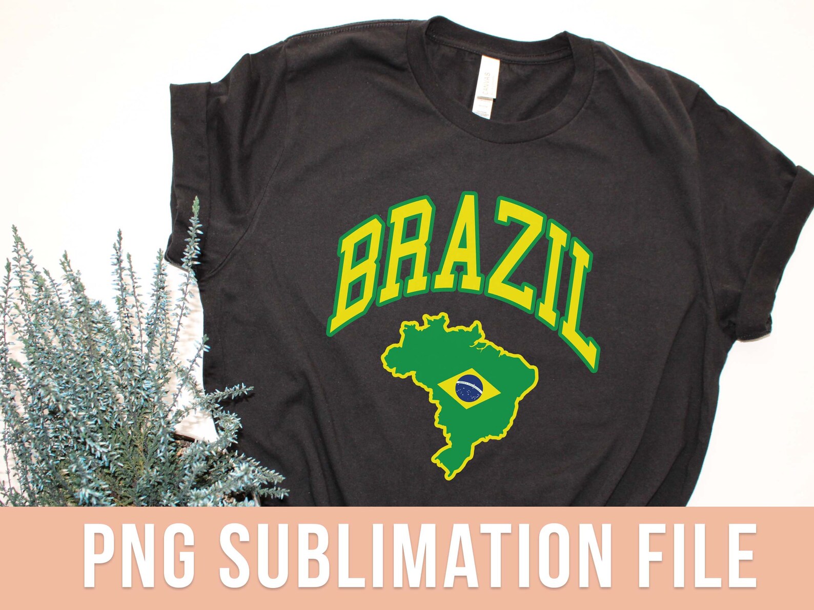 Brazil PNG Brazilian Map Sublimation Design Brazil Shirt Design Green ...