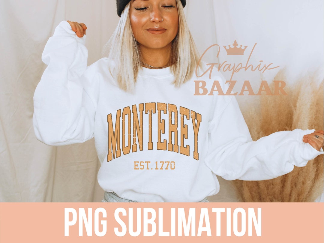 Vintage Monterey PNG Vintage Small Town Sublimation Design Retro ...