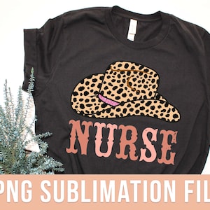 Nurse PNG Rodeo Nurse Sublimation Design Cowboy Hat Nurse PNG Texas ...
