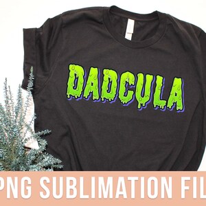 Momster and Dadcula PNG Pack Green Slime Halloween Family Sublimation ...