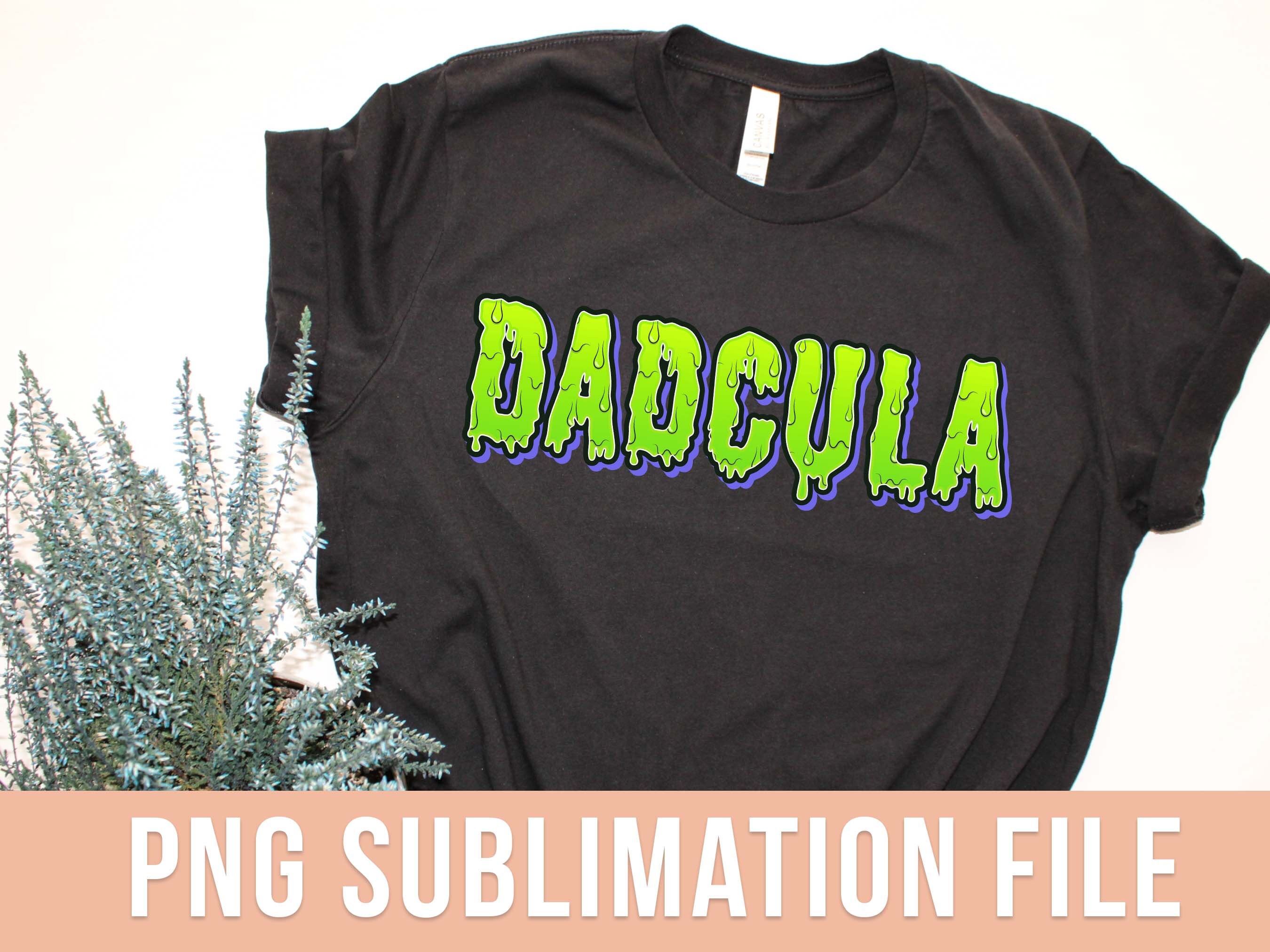 Momster and Dadcula PNG Pack Green Slime Halloween Family Sublimation ...