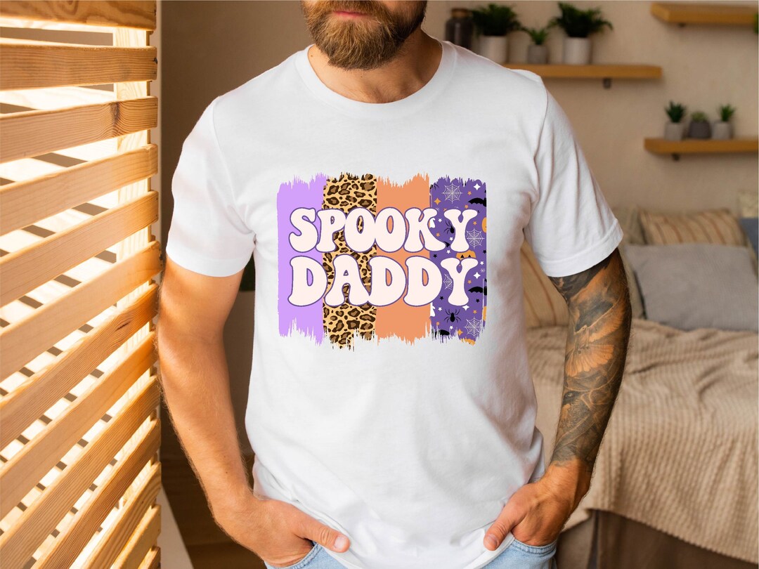 Spooky Daddy PNG Halloween Dad Sublimation Design Retro Halloween Dad ...
