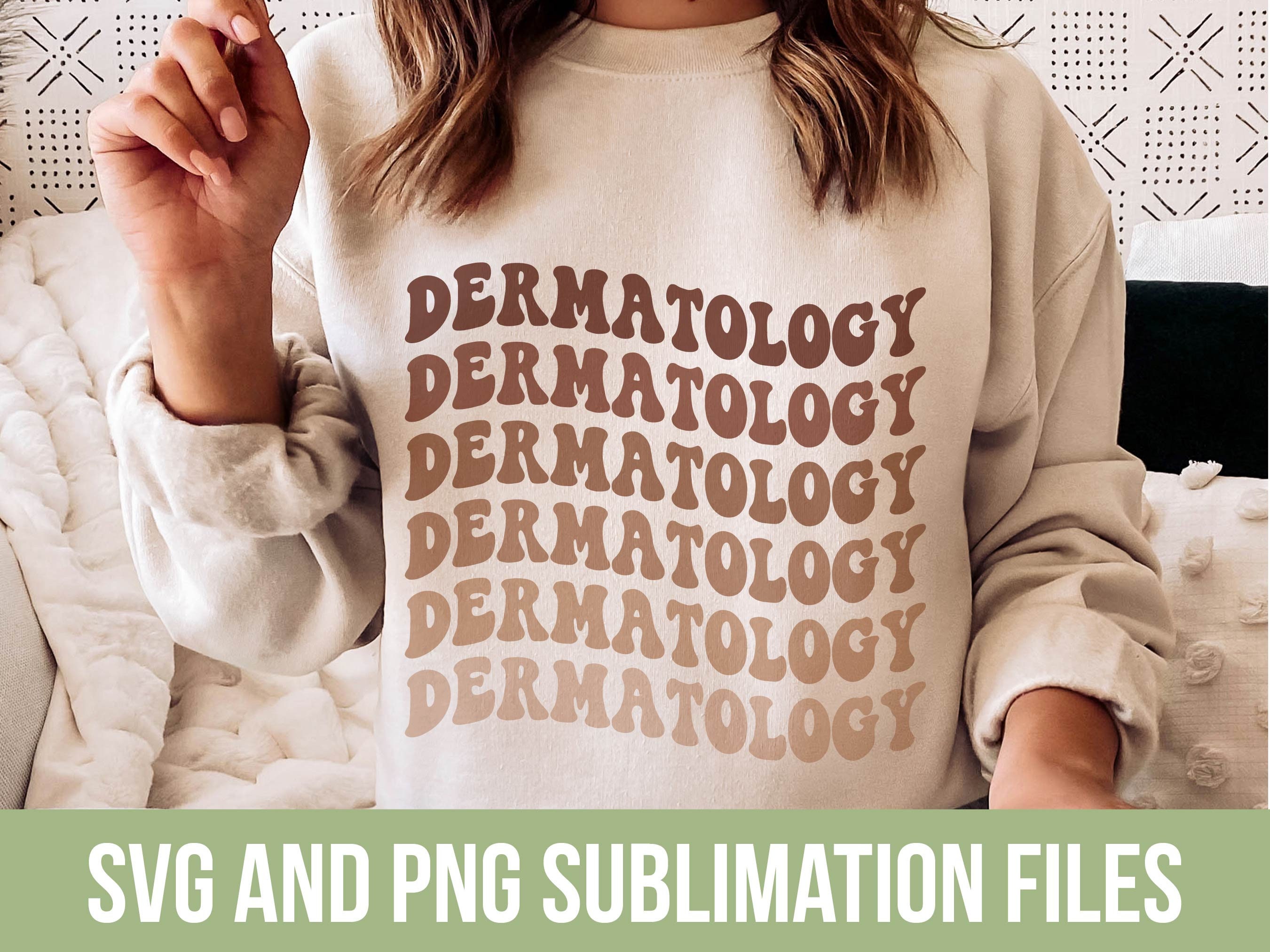 Dermatology SVG Coffee Gradient Dermatologist PNG Sublimation Design ...