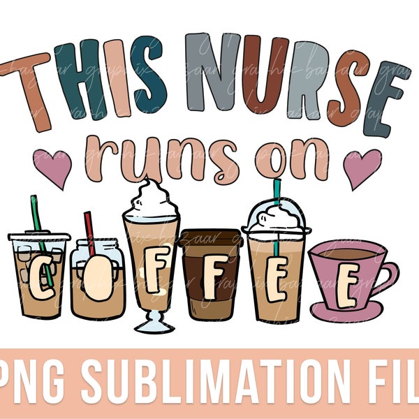 Nurse Coffee Svg - Etsy