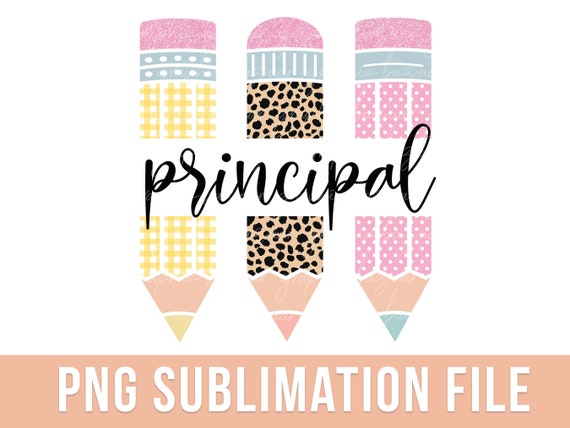 Principal PNG School Principal Sublimation Design Leopard - Etsy