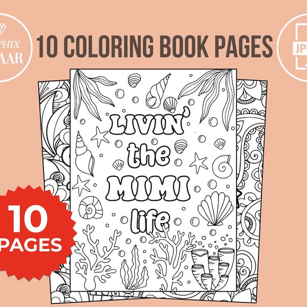 Mimi Coloring Pages - Etsy