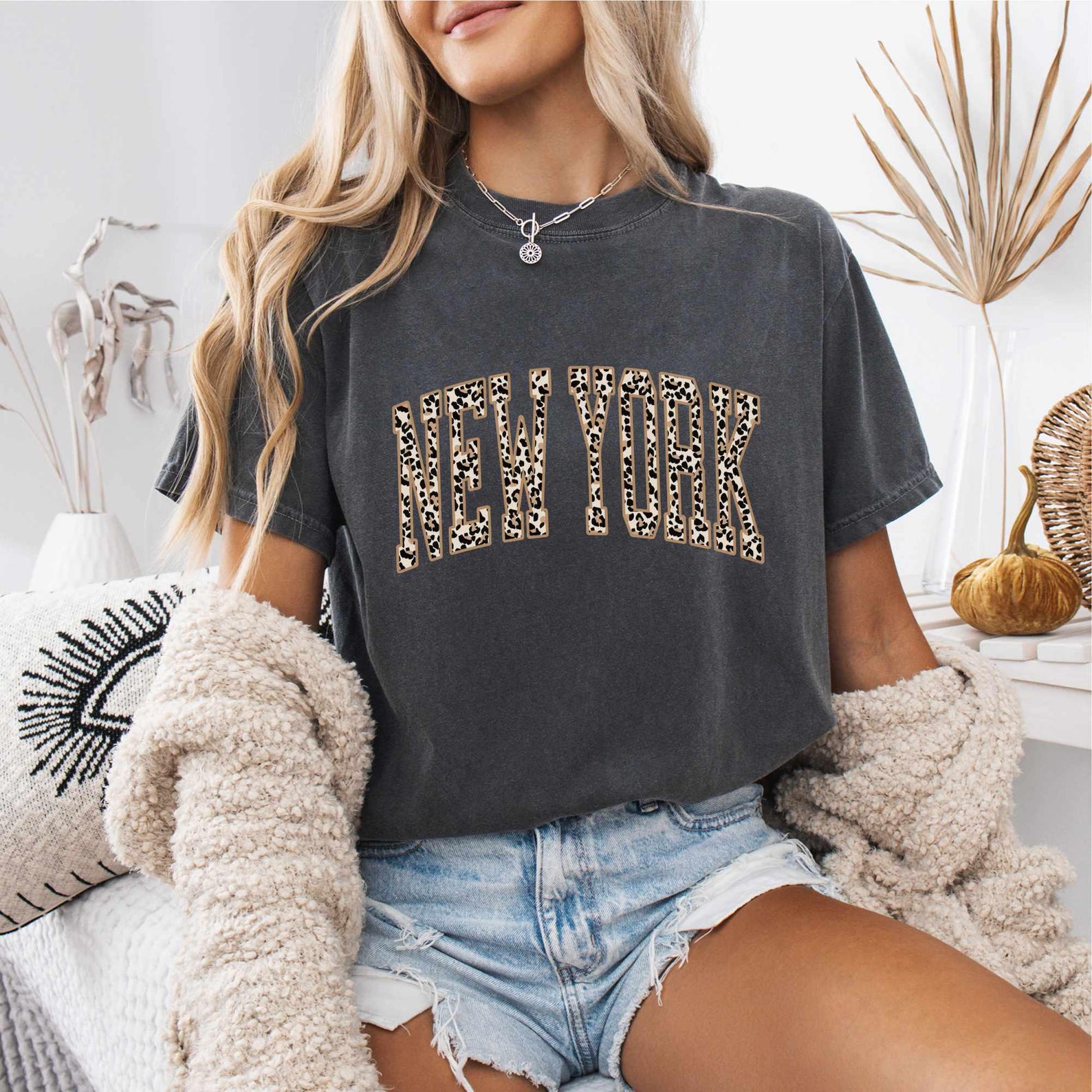New York PNG New York Leopard Print Sublimation Design Varsity Style ...