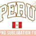 Peru PNG Peruvian Flag Sublimation Design Peru Shirt Design Red and ...