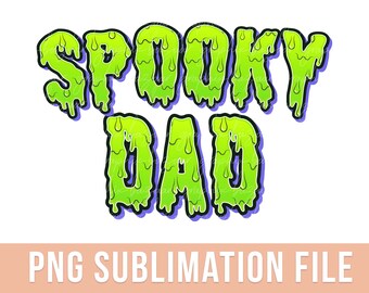 Spooky Dad Slime Png - Etsy