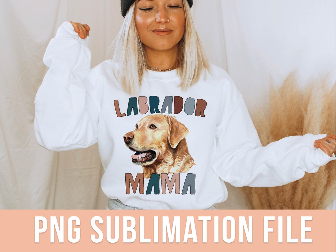Boho Labrador Mama PNG Labrador Sublimation File Dog Mama PNG Golden ...