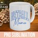 Netball Mama PNG Blue Netball Mama Sublimation Design Preppy Netball ...