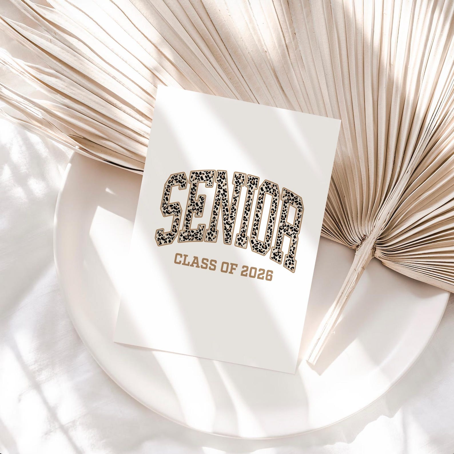 Senior 2026 PNG Leopard Print Graduation Sublimation Vintage Varsity ...