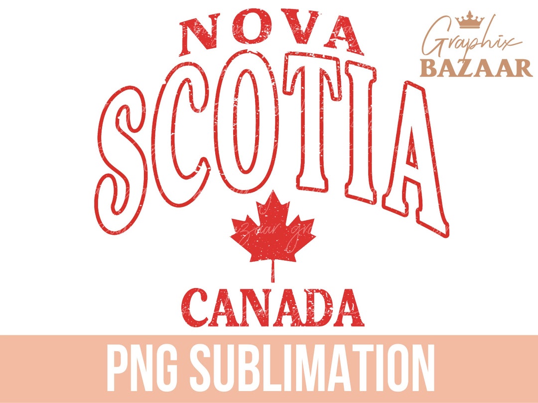 Nova Scotia PNG Vintage Nova Scotia Sublimation Canadian Province ...