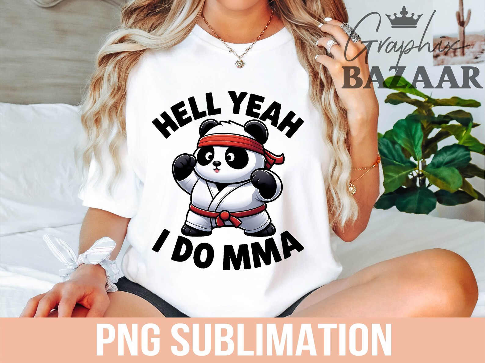 Hell Yeah I Do MMA PNG Funny Martial Arts Panda Sublimation Karate ...
