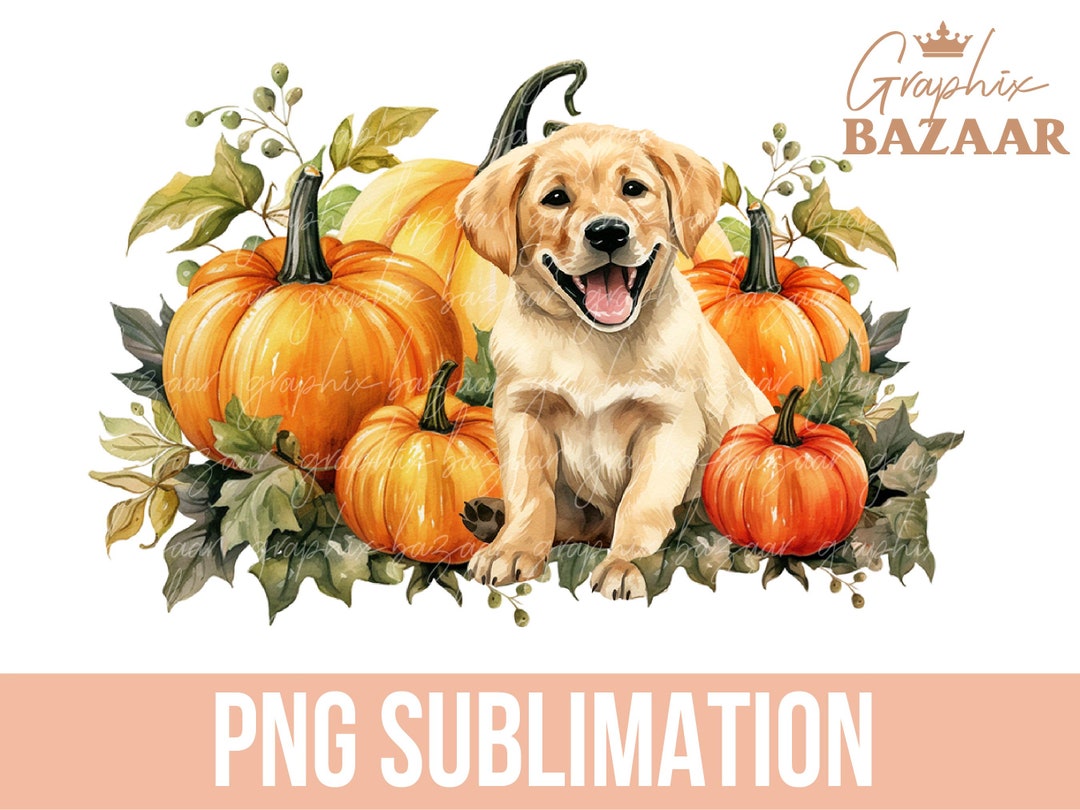 Watercolor Labrador Puppy Clipart Labrador Dog Sublimation File ...
