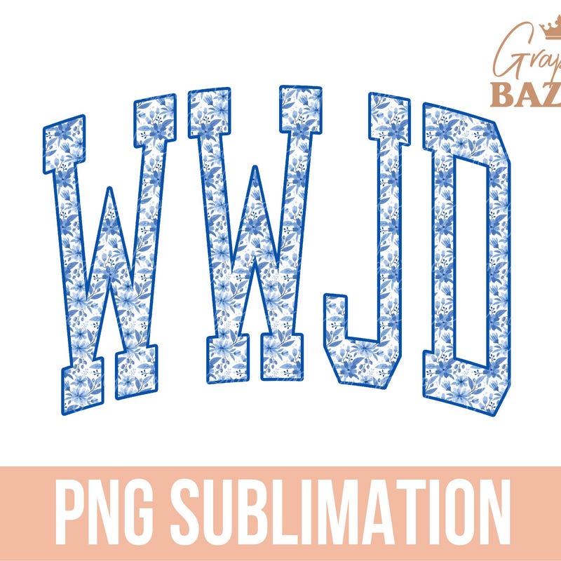 Floral Wwjd Svg - Etsy