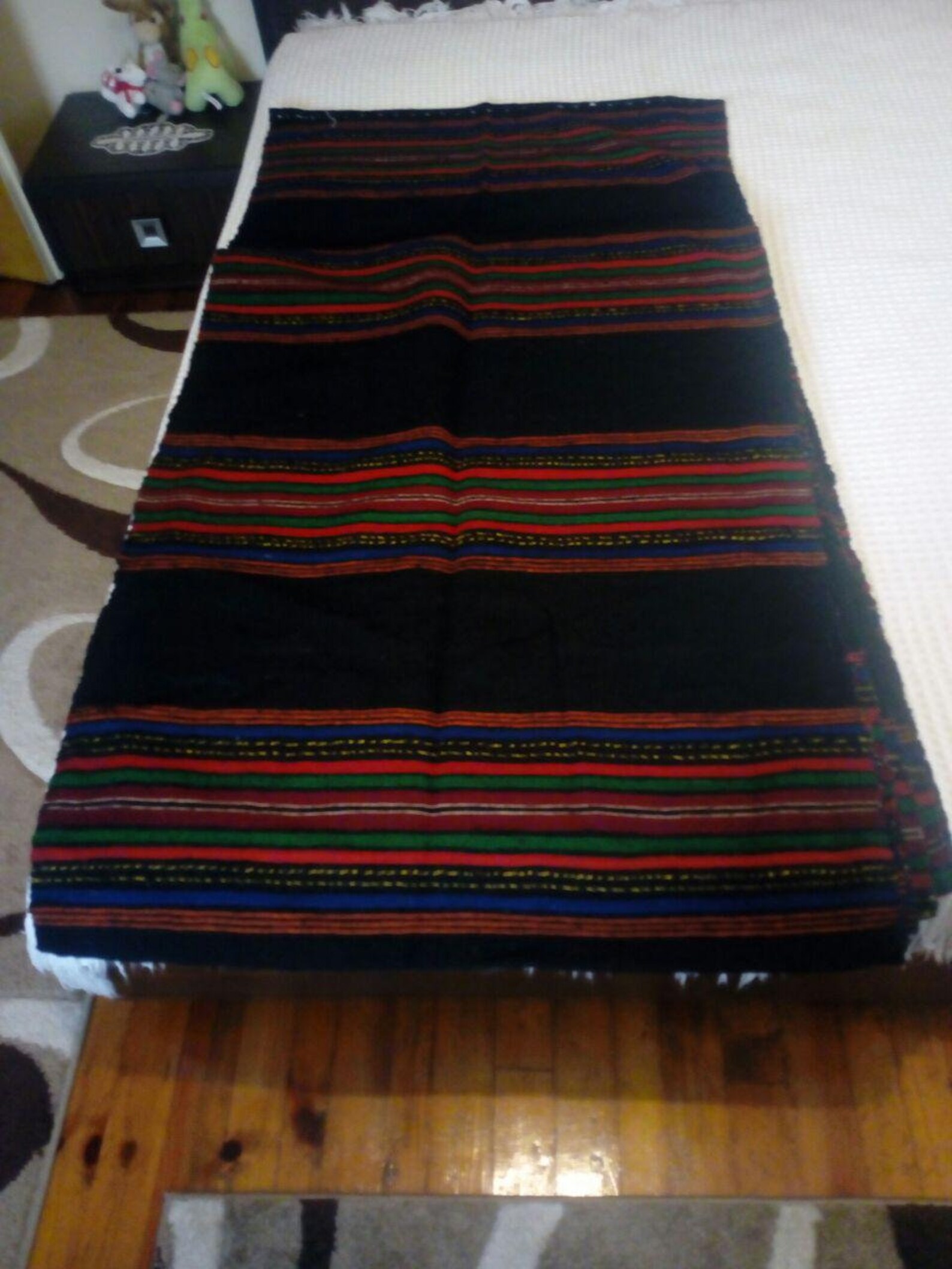 Vintage Bulgarian Wool Rug - Etsy