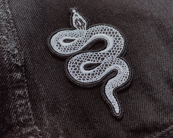 Garter Snake Iron-on Patch - Etsy