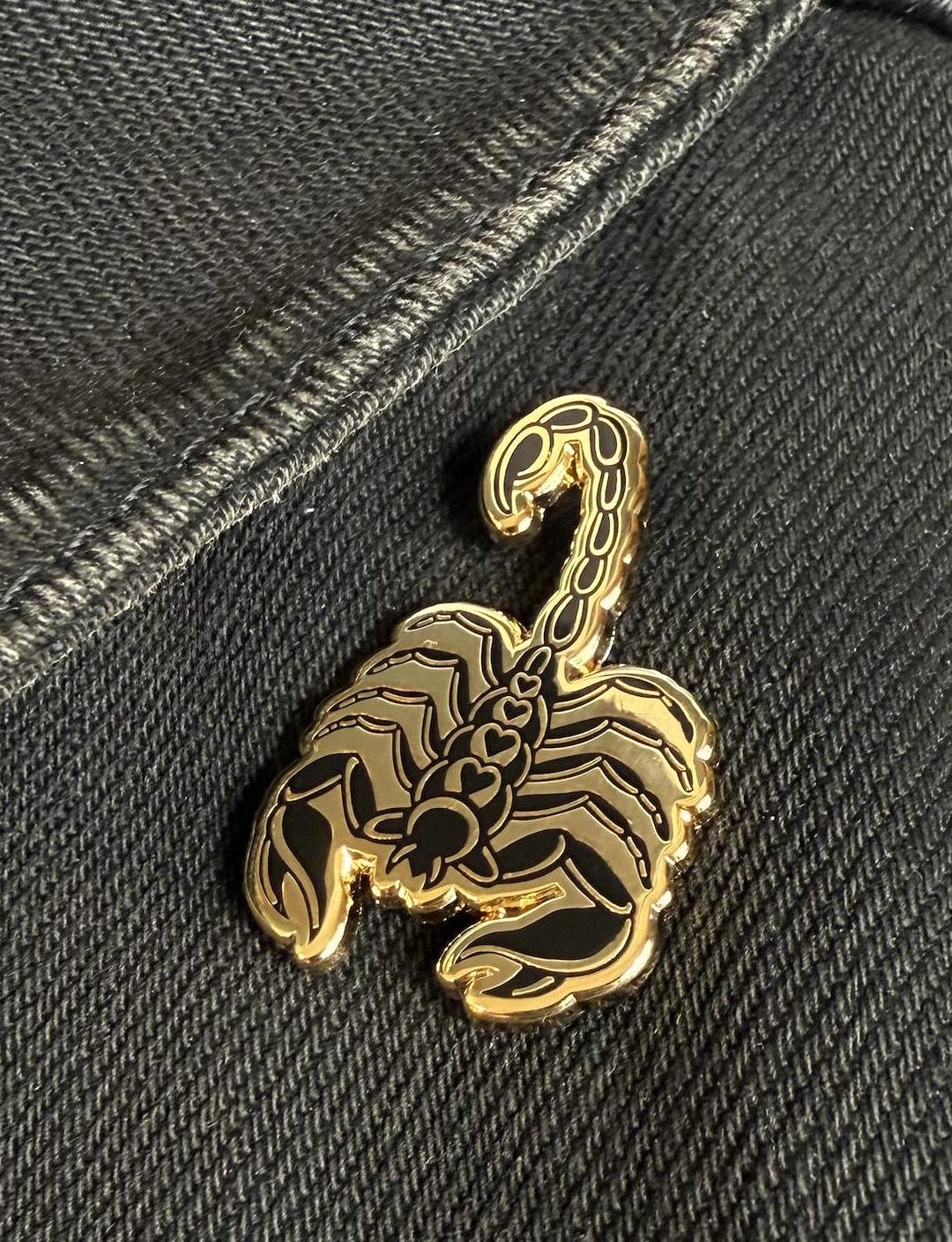 Scorpion Enamel Pin - Etsy