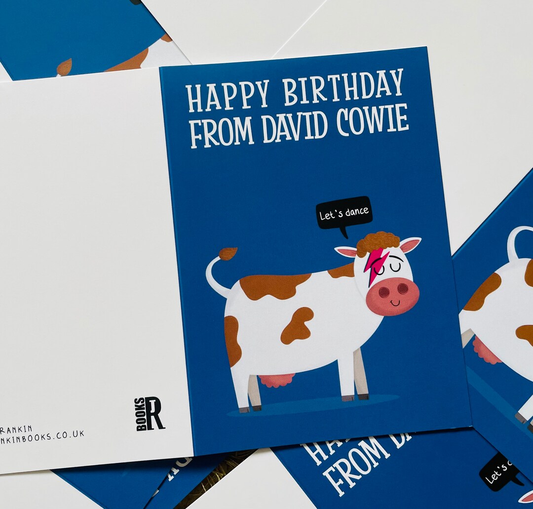 David Cowie A6 Greeting Card Illustrated Card Happy - Etsy