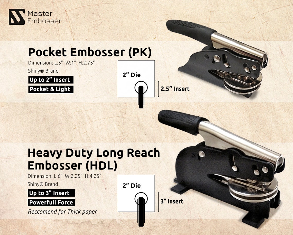 Custom Embosser Certificate Foil Seals with Brass | Etsy