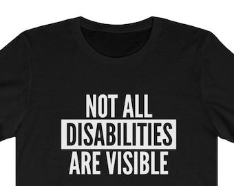 Not All Disabilities Are Visible Comfort Colors Shirt Retro Ghost ...