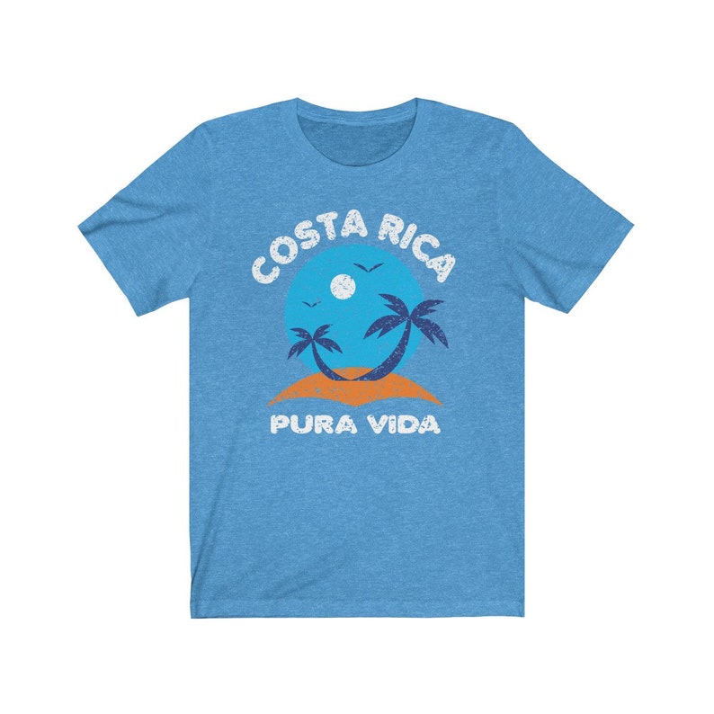 Costa Rica Pura Vida Shirt Costa Rica Beach Costa Rica | Etsy