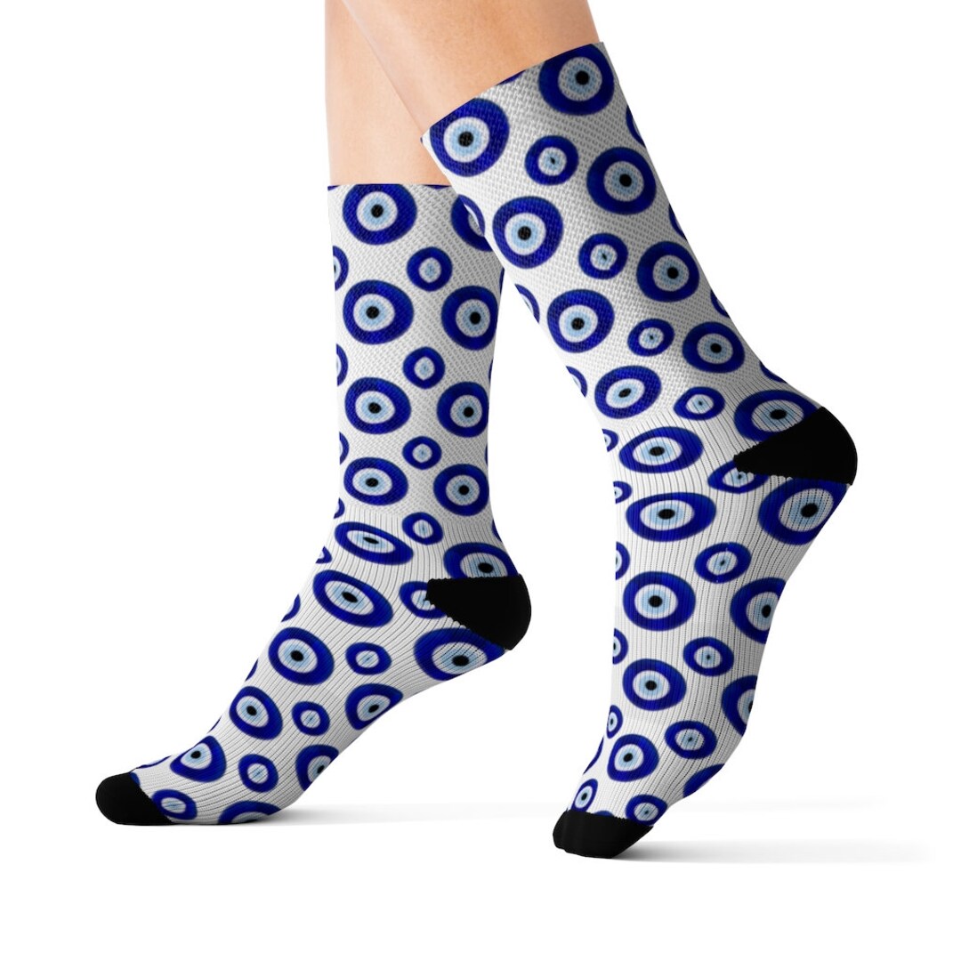 Evil Eye Socks | Evil Eye | Protection Socks Eye-catching Socks | Cute ...