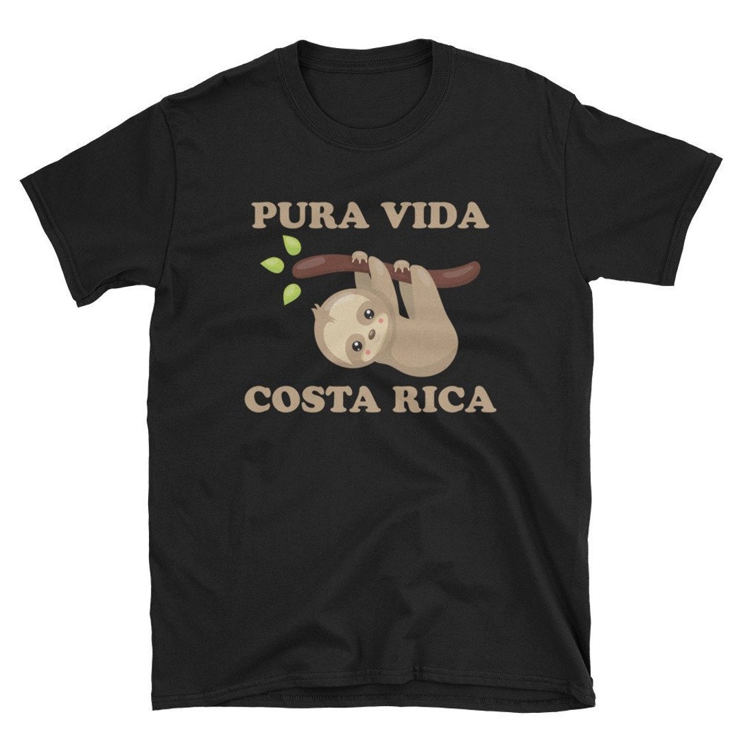 Pura Vida Costa Rica Sloth Shirt | Costa Rica Animal | Costa Rica ...