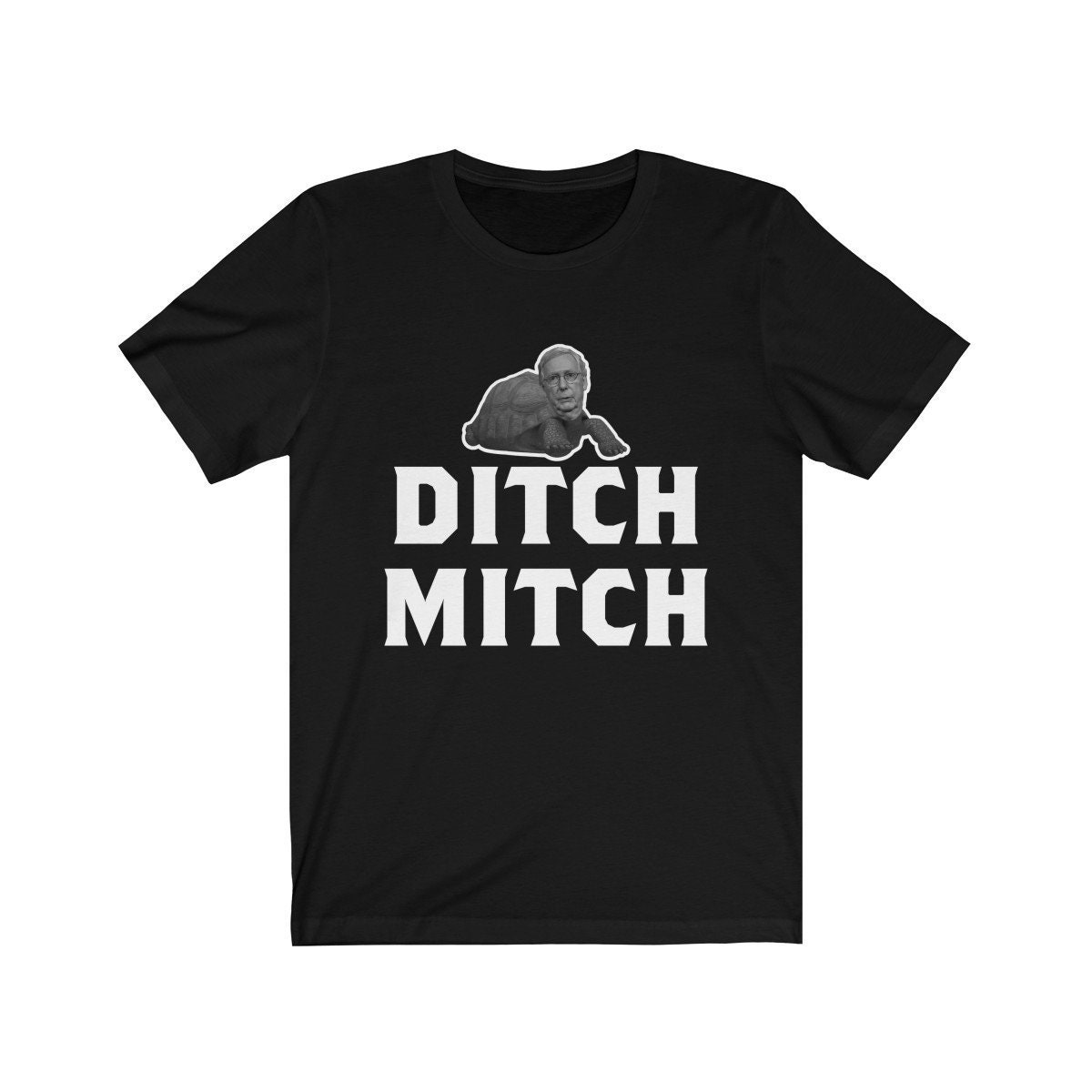 Ditch Mitch T-shirt Anti Mitch Mcconnell Shirts Turtle Face - Etsy