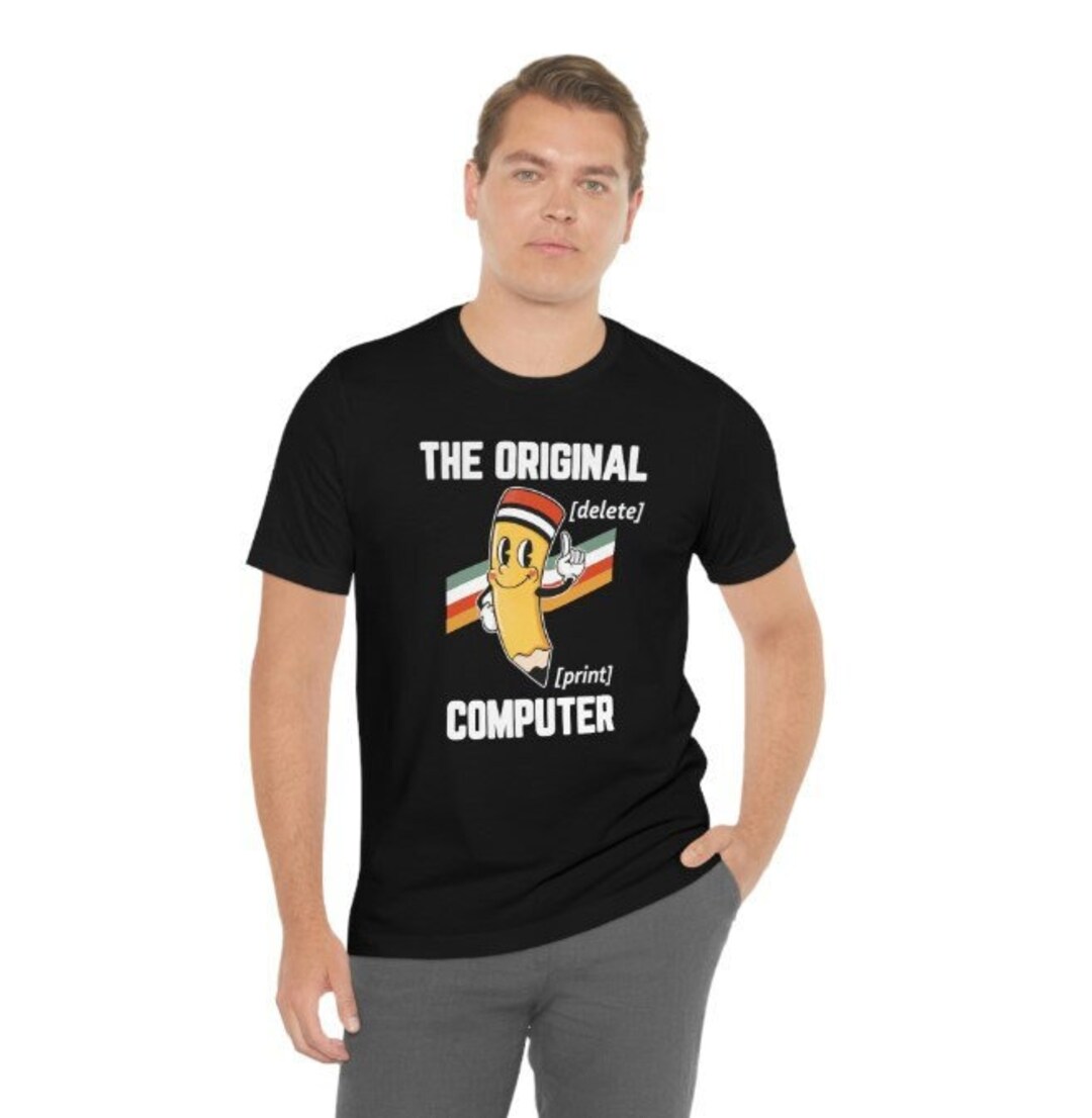 The Original Computer Shirt | Print Delete Shirt | Computer Shirt ...
