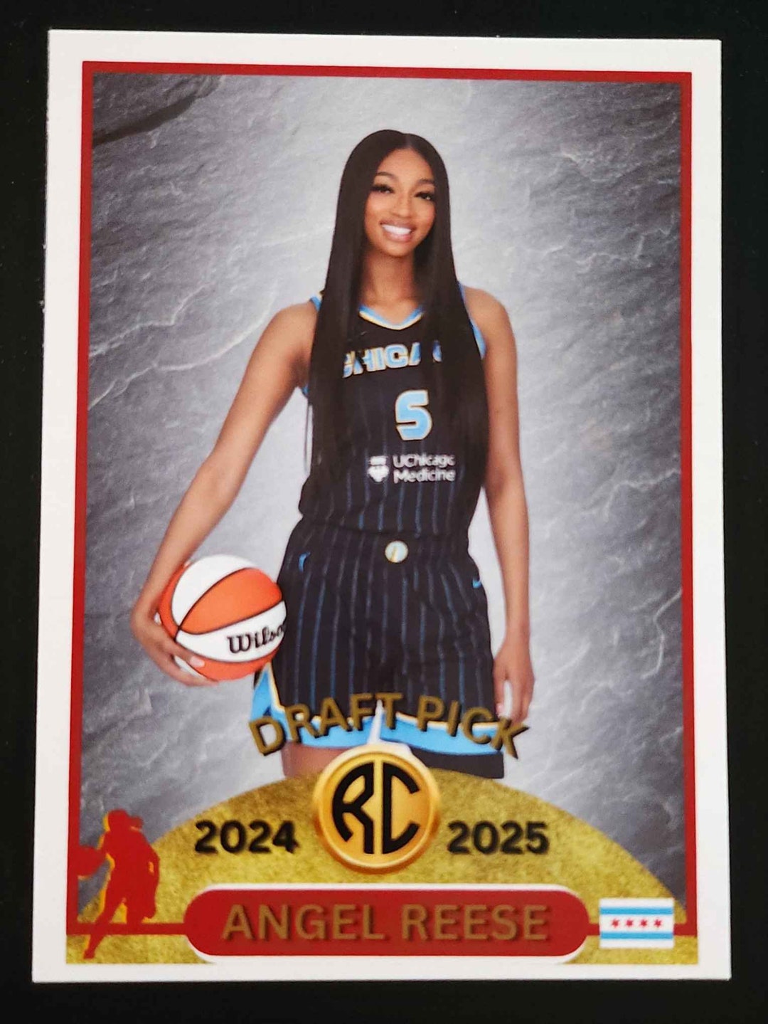 Angel Reese Draft Pick ACEO Custom Basketball Trading Card Chicago Sky ...