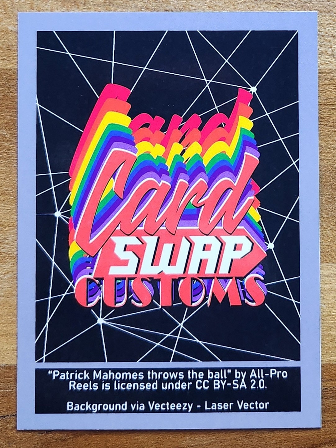 Patrick Mahomes II Airsquare Gray ACEO Custom Art Trading Card Kansas ...