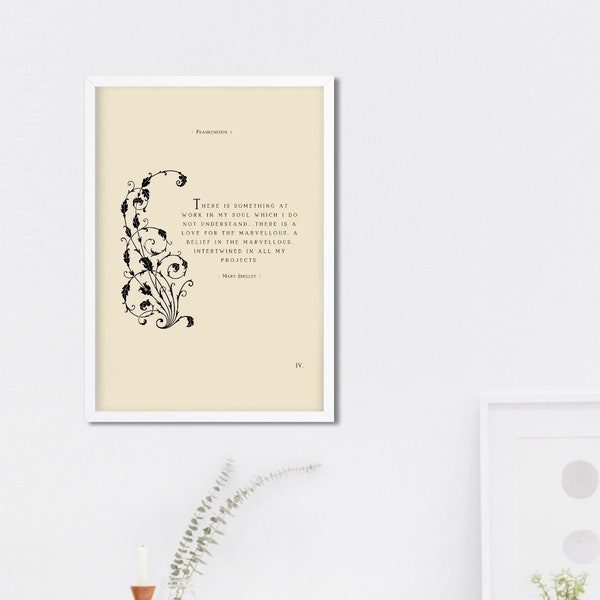 Mary Shelley Quote - Etsy